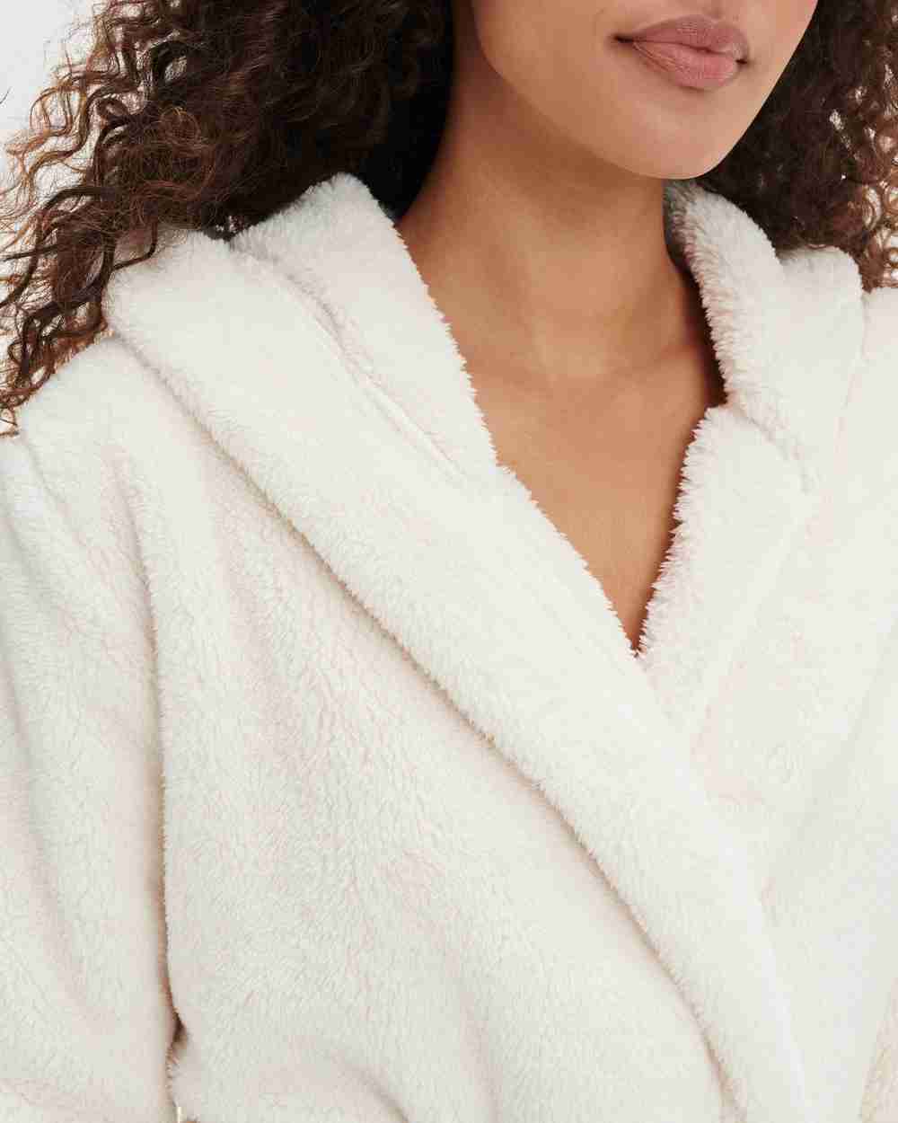 Aarti UGGfluff Print Robe Cream | UGG