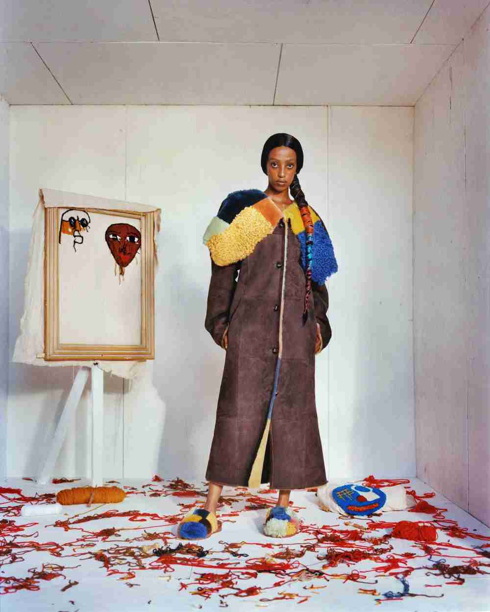 UGG X The Elder Statesman Patchwork Slide Multi | UGG