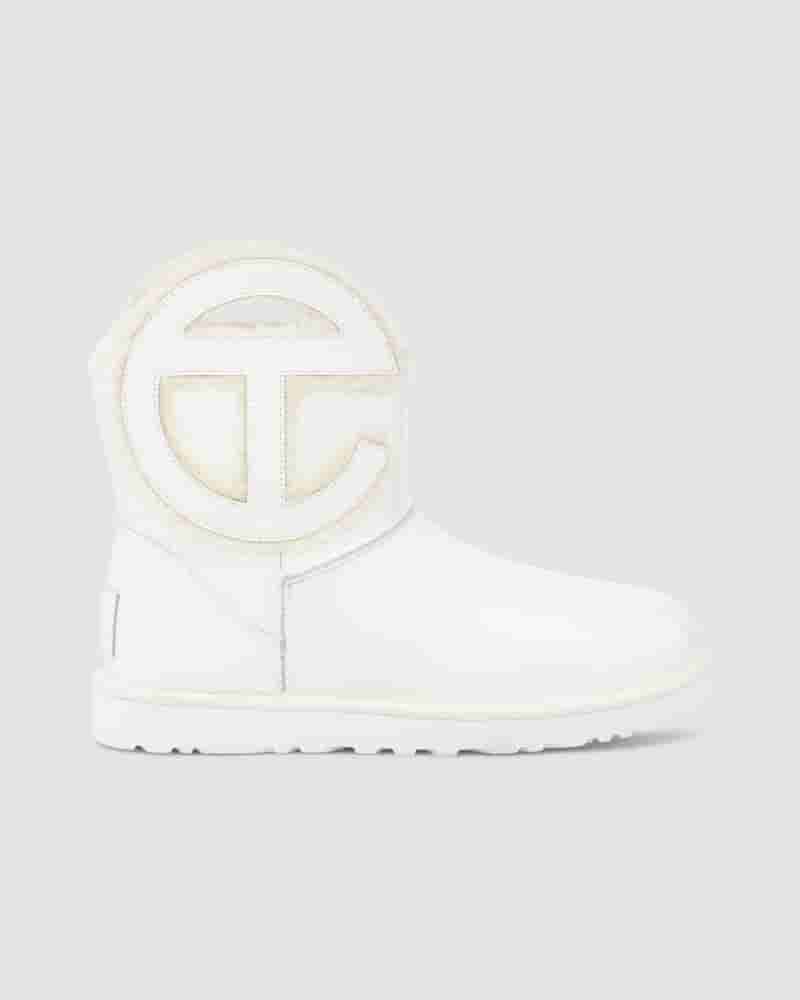 UGG X Telfar Logo Mini Crinkle White | UGG