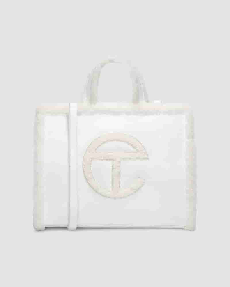 All Gender UGG X TELFAR Medium Shopper Crinkle White | UGG